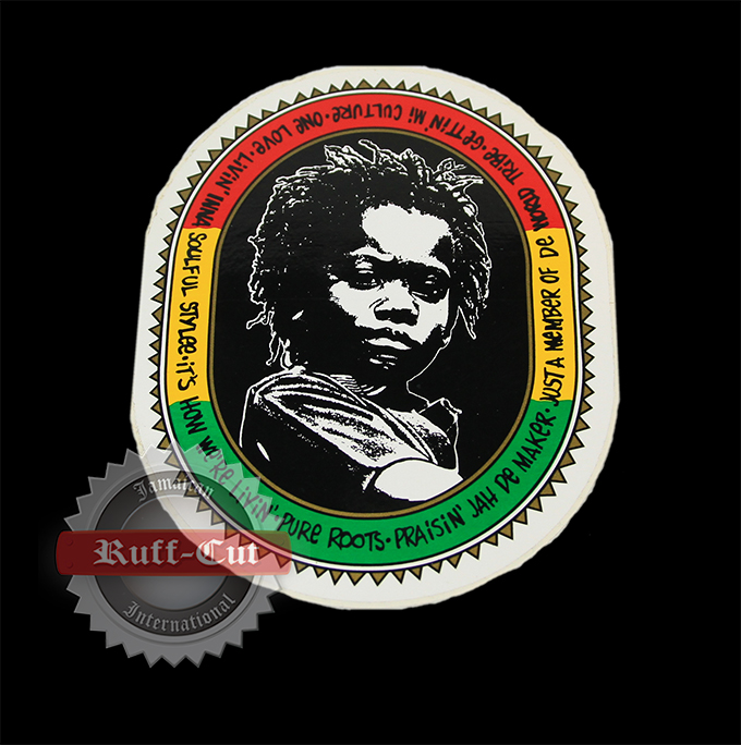 RASTA STICKER/ステッカー | Jamaican Ruff-Cut International